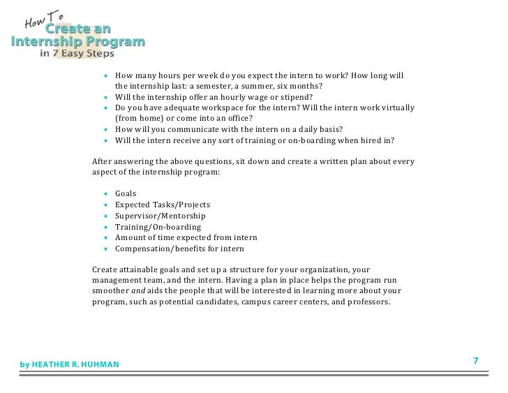 How to Create an Internship Program in 7 Easy Steps