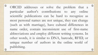 How to create an ORCID account? | PPSX