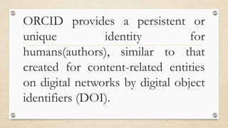 How to create an ORCID account? | PPSX