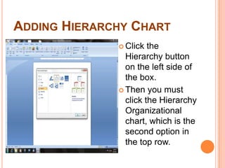 How to create an organizational chart in word | PPTX