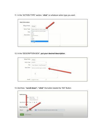 Step-by-Step Guide on how to create a note template | PDF