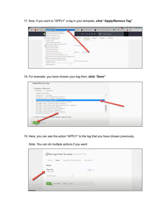 Step-by-Step Guide on how to create a note template | PDF