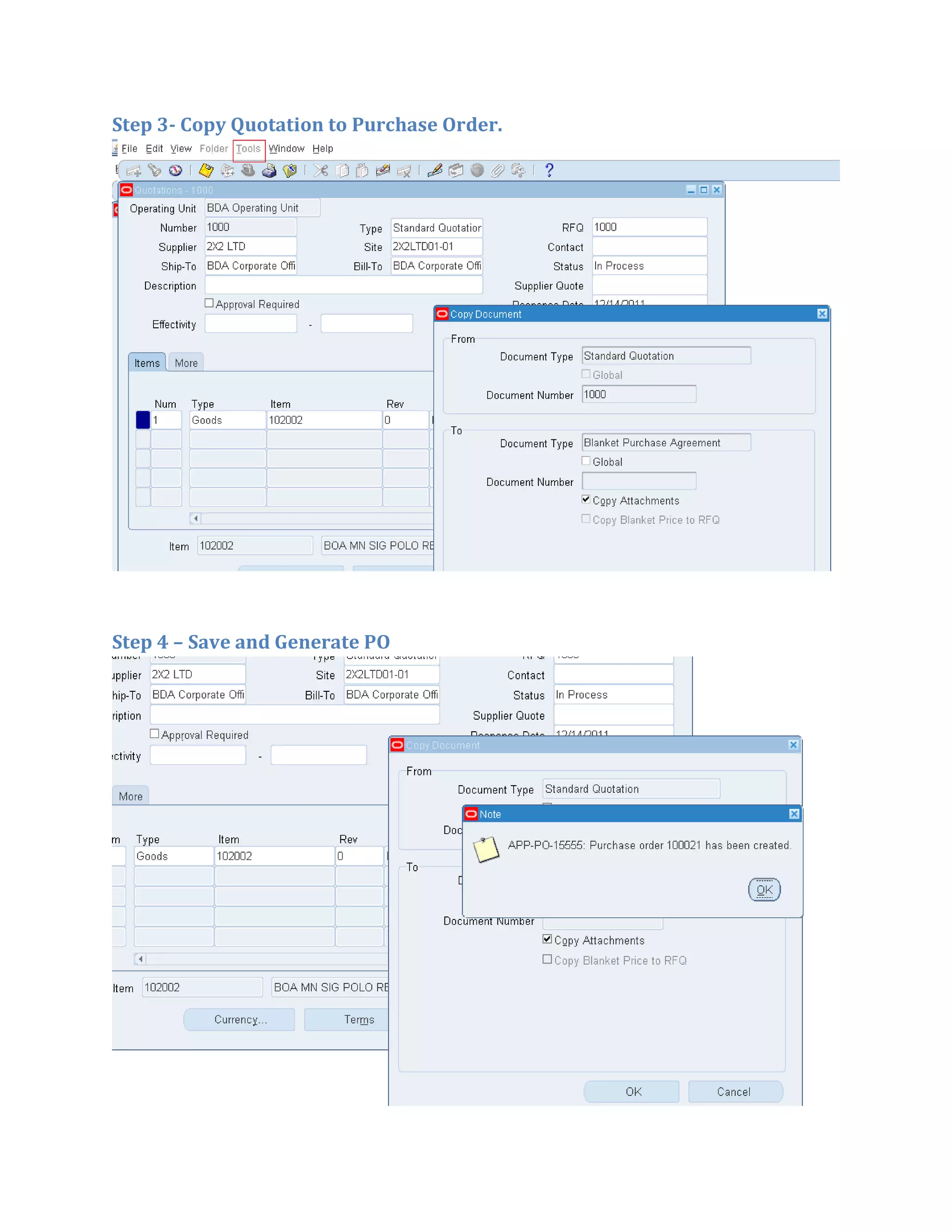 How to create an RFQ | DOCX