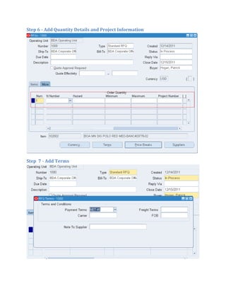 How to create an RFQ | DOCX | Technology & Computing