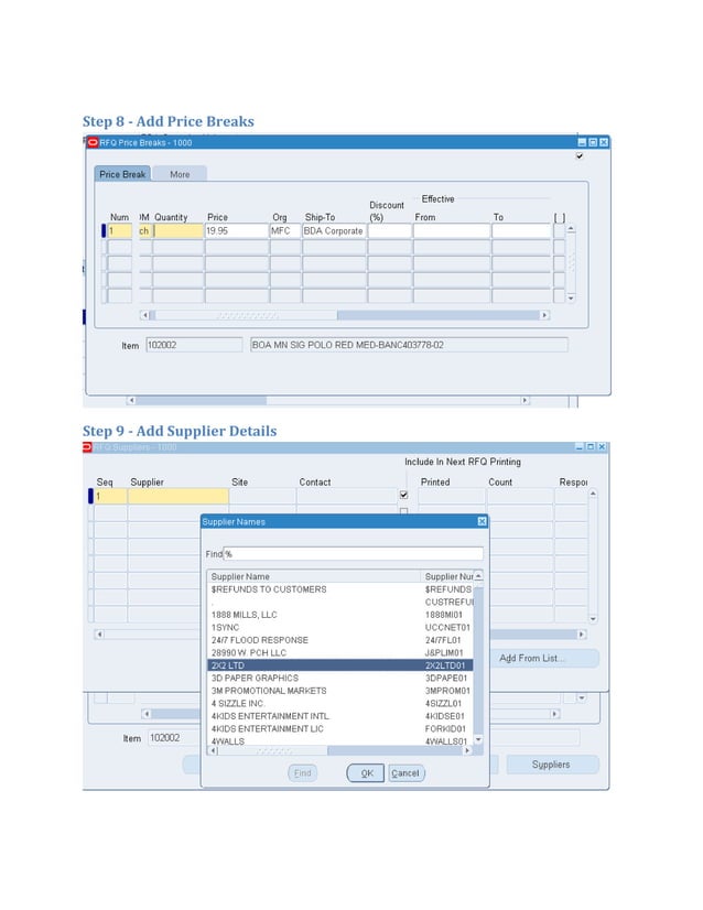 How to create an RFQ | DOCX | Technology & Computing