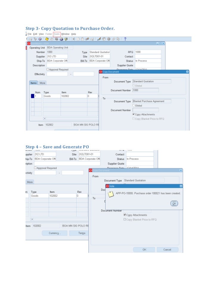 How to create an RFQ