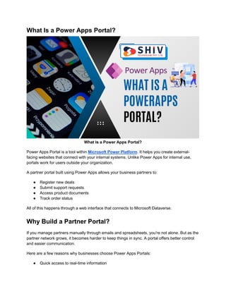Step-by-Step Power Apps Partner Portal Setup | PDF