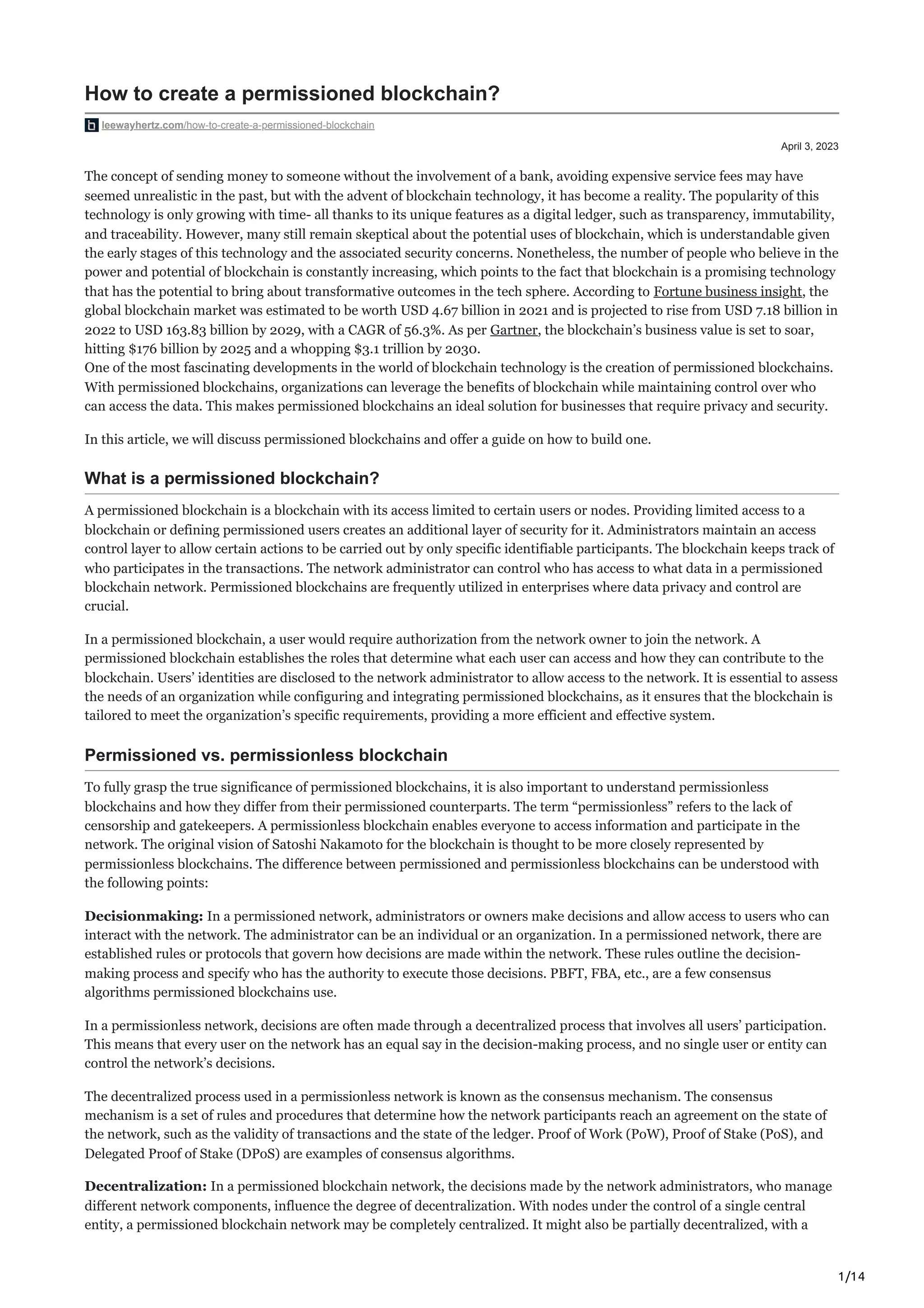 How to create a permissioned blockchain.pdf