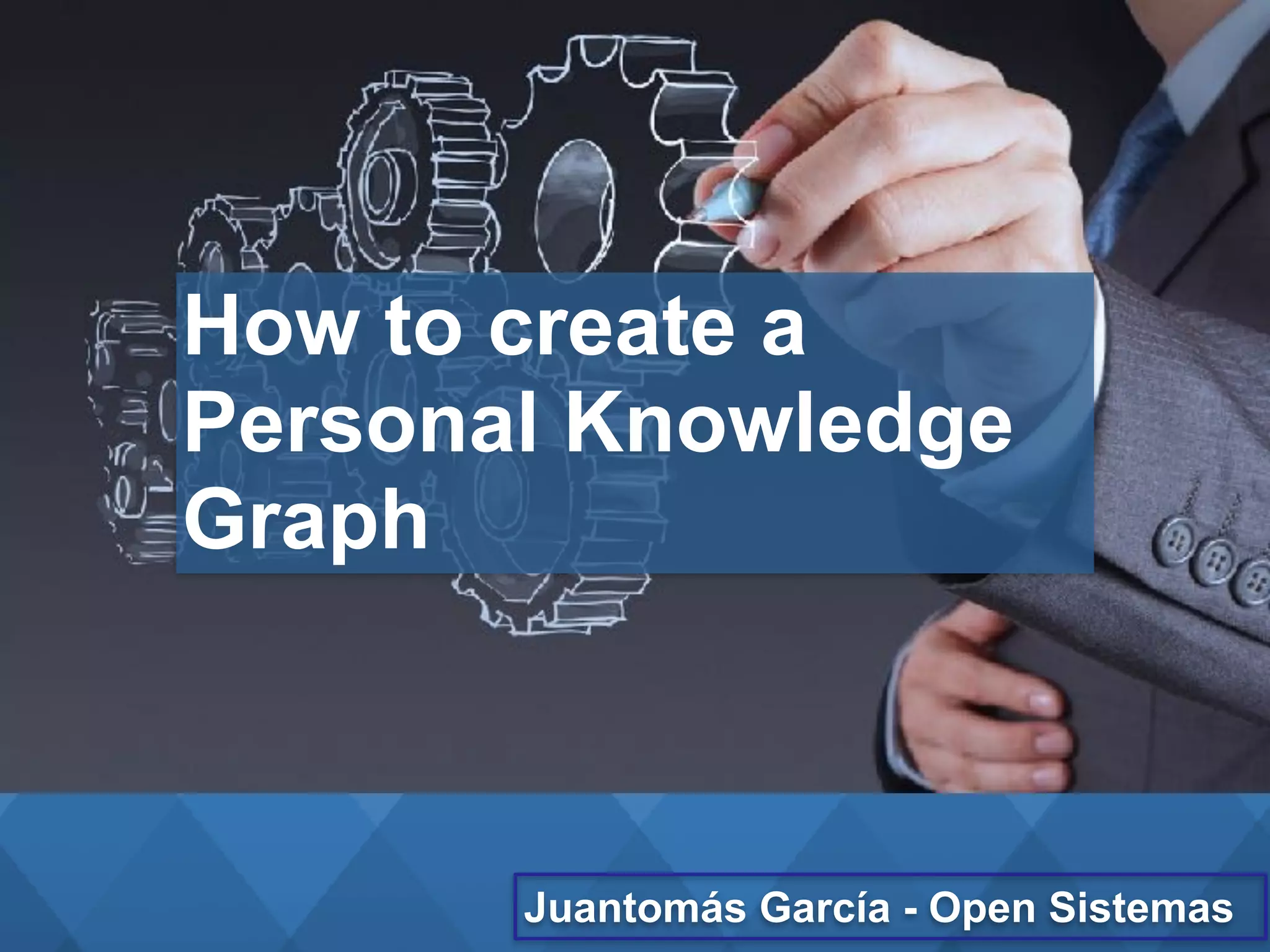 How to create a personal knowledge graph IBM Meetup Big Data Madrid ...