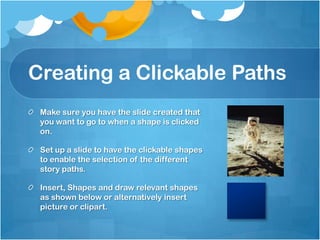 How to create a Pick a Path Story using Powerpoint | PPTX