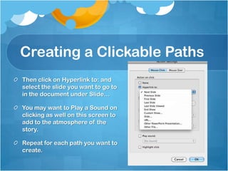 How to create a Pick a Path Story using Powerpoint | PPTX