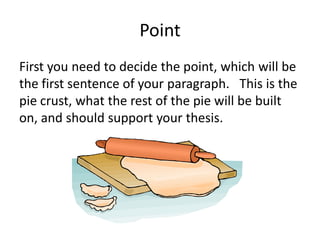 How to create a pie paragraph crain | PPT