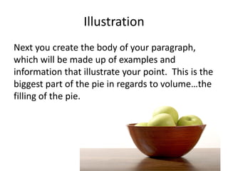 How to create a pie paragraph crain | PPT