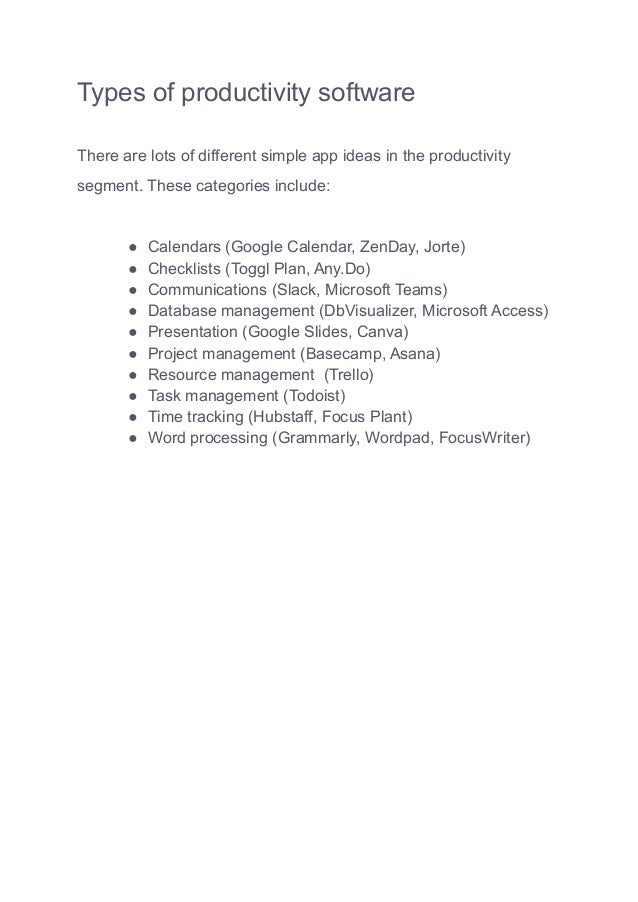 How to create a popular productivity app in 2022 | PDF