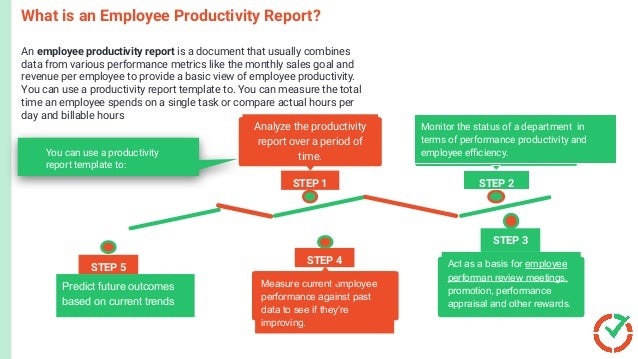 How to Create a Productivity Report (Free Excel and Google Sheets ...