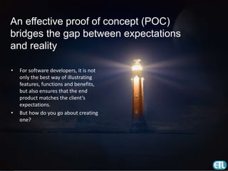 How to create a successful proof of concept | PPTX | Computing ...