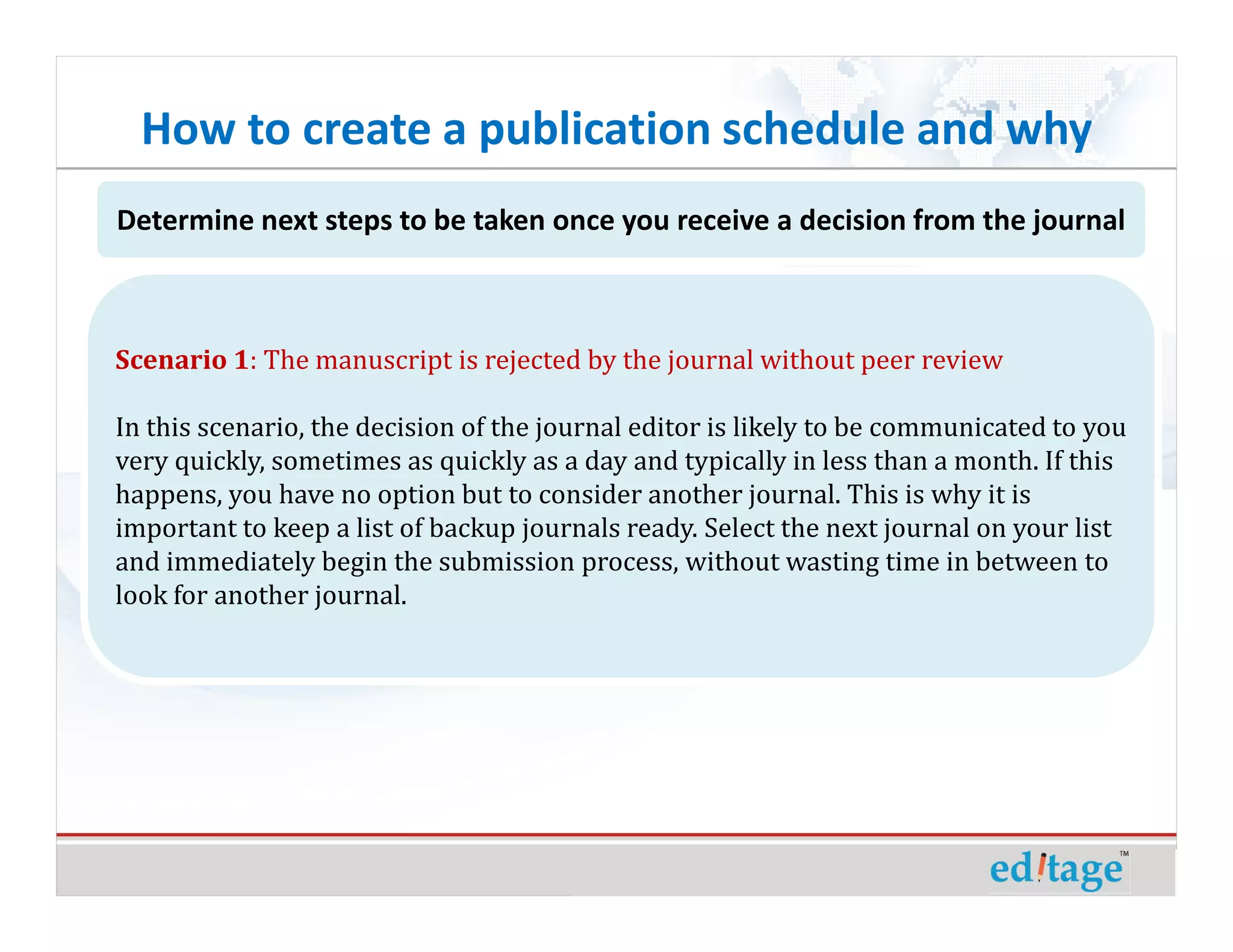 How to create a publication schedule and why | PDF