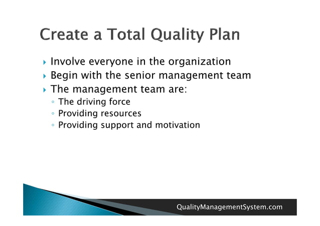 How to create a quality management plan | PDF