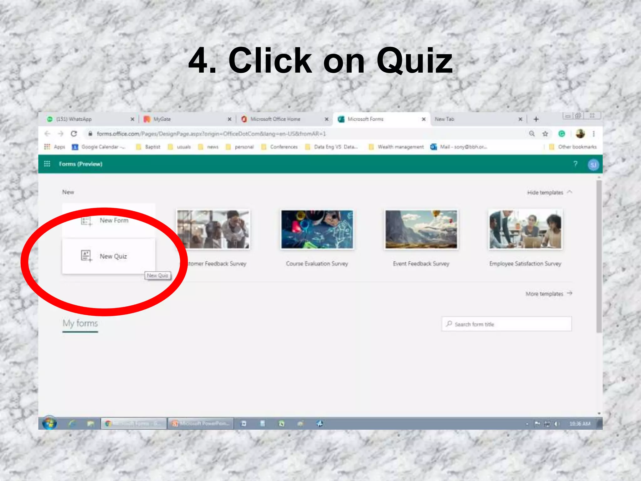 How to create a quiz in outlook | PPTX