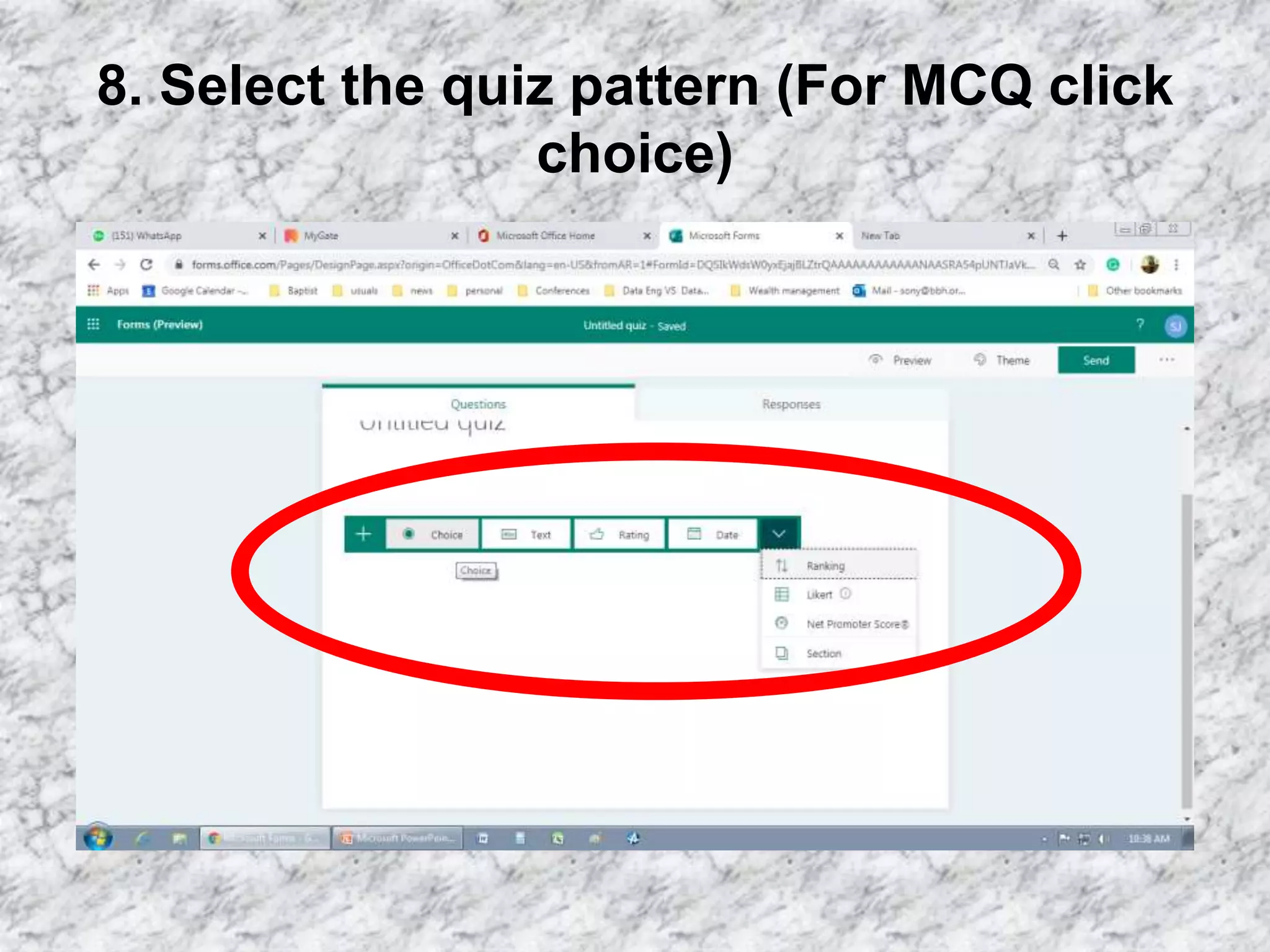 How to create a quiz in outlook | PPTX
