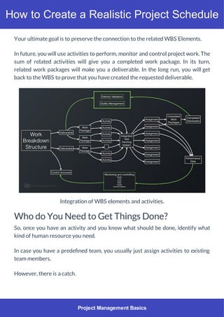 [Guide] How to create a realistic project schedule | PDF