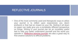 How to create a reflective journal | PPTX