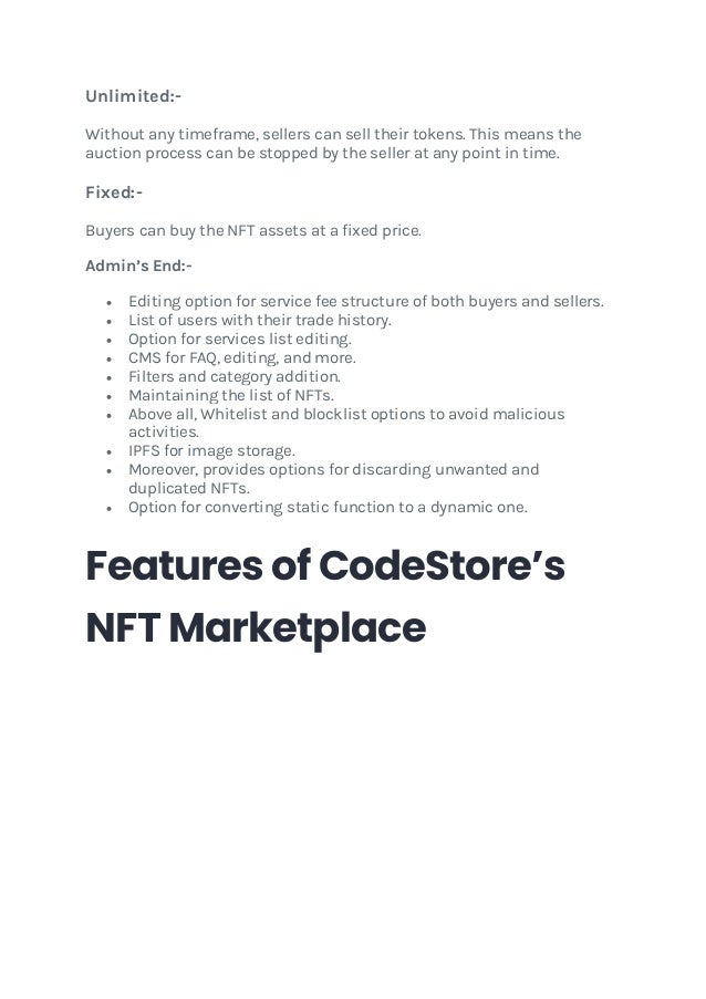 How to create a reliable nft marketplace | PDF