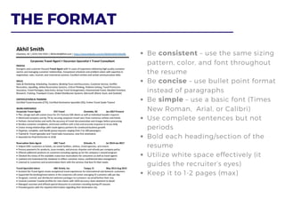 How to Create a Resume | PPT