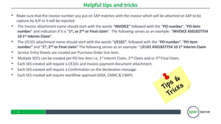 HOW TO CREATE A SERVICE ENTRY ML81N TRAINING SLIDE PACK.pptx