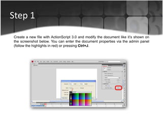 How to create a simple image gallery in flash cs5 | PPTX | Computer Animation | Computer ...