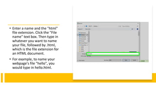 How to Create a Simple Webpage Using Notepad.pptx