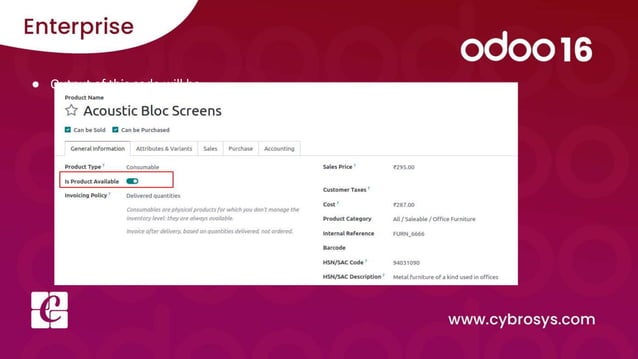 How to Create a Toggle Button in Odoo | PPT