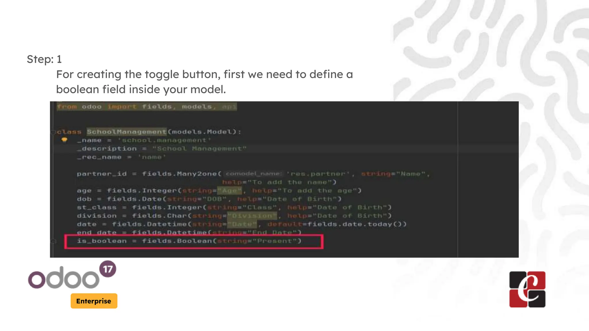 How to Create a Toggle Button in Odoo 17 | PPTX | Web Development | Internet