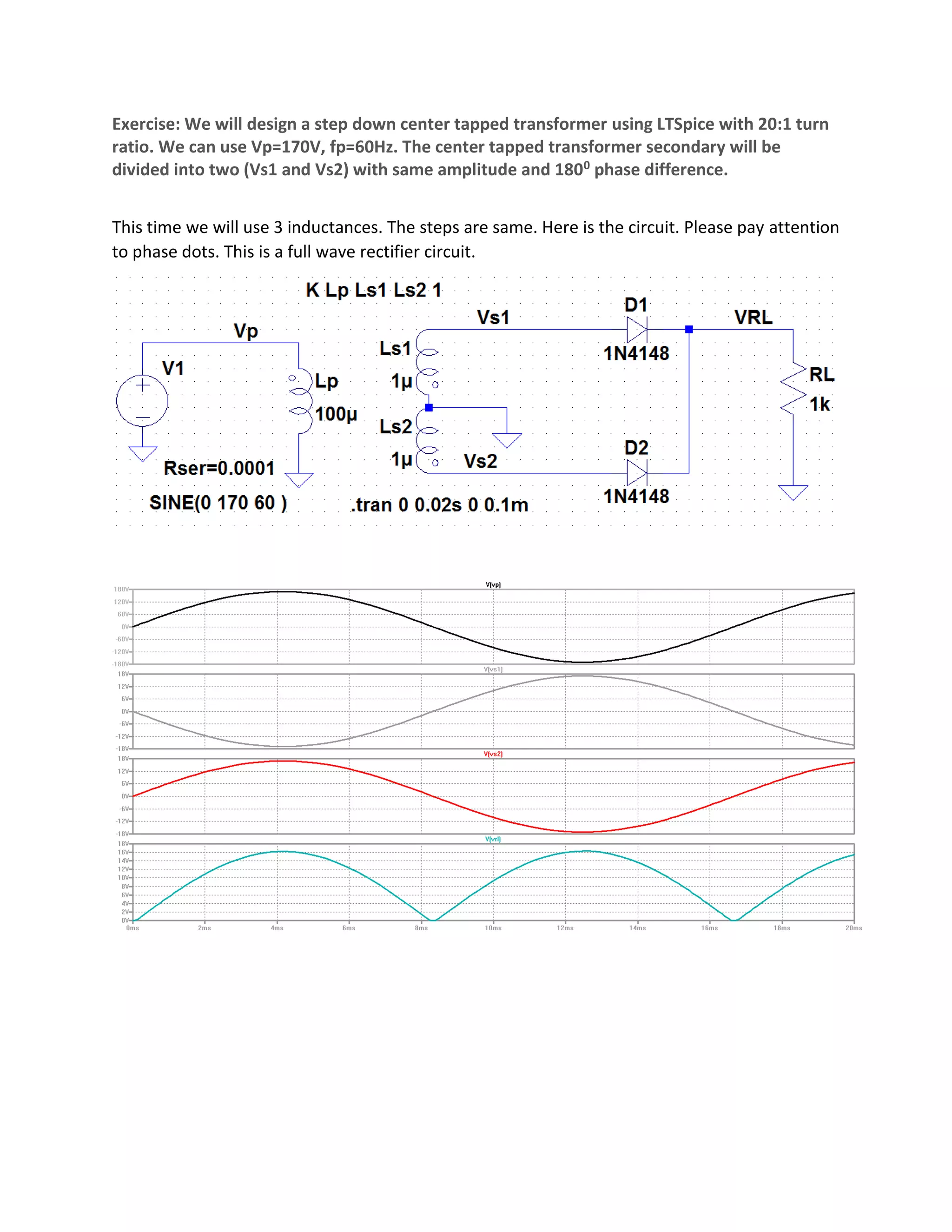 How to create a transformer using lt spice | PDF