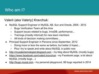 How to create a useful MySQL bug report | PDF