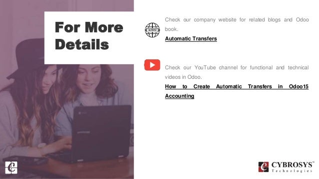 Create Automatic Transfers In Odoo 15 Accounting Ppt