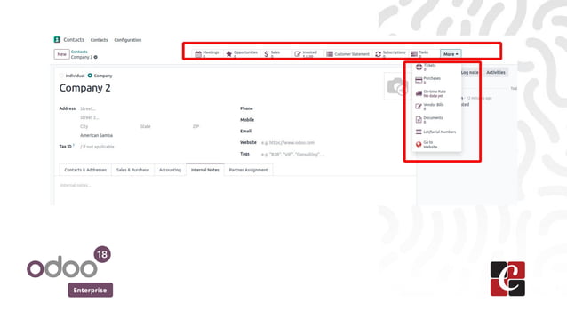 How to Create a Vendor in Odoo 18 Purchase | PPTX