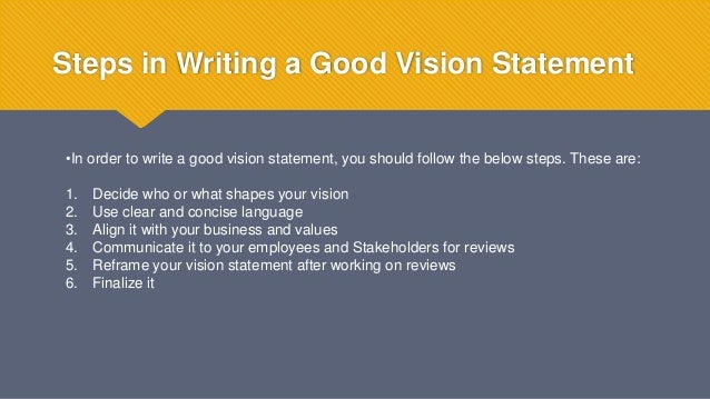 How To Create A Vision Statement For Your Business How To Create A Vision Statement For Your Business