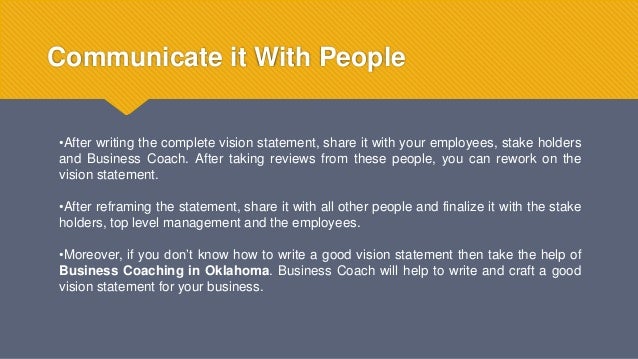 How To Create A Vision Statement For Your Business How To Create A Vision Statement For Your Business
