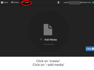 How to create a voicethread | PPT