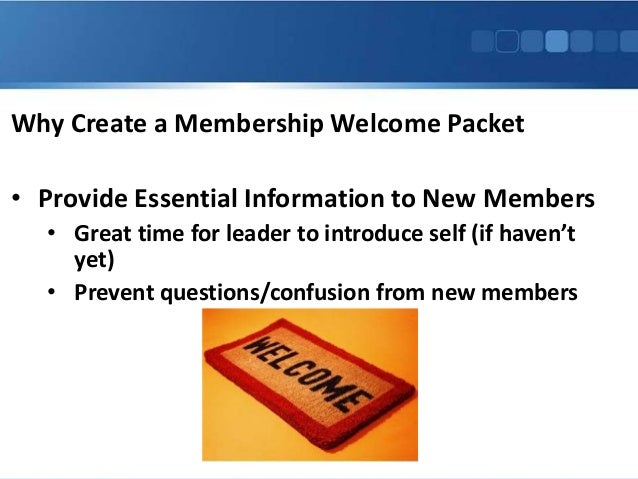 How to Create a Welcome Packet for New Association Members