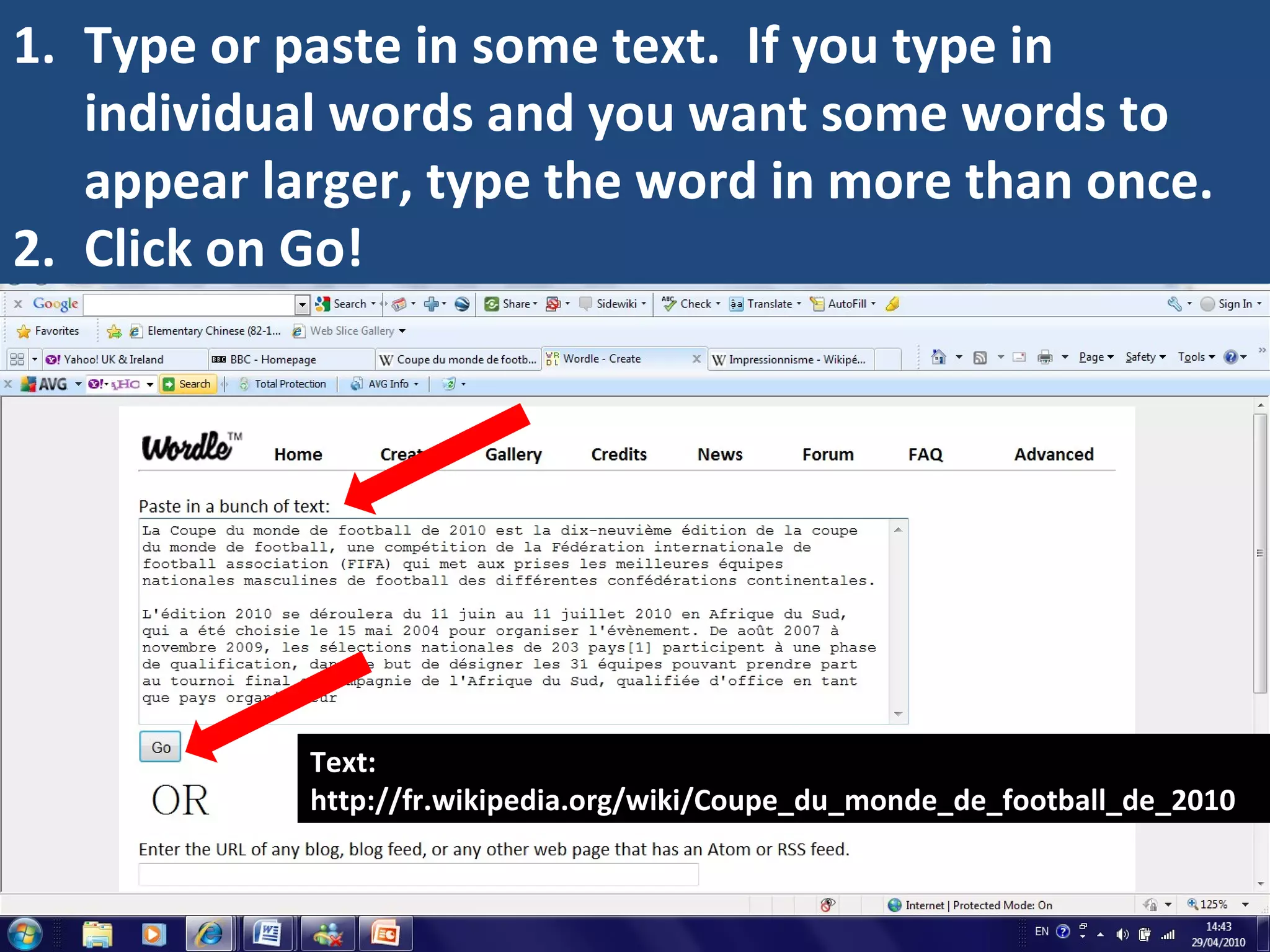 How to create a wordle | PPT