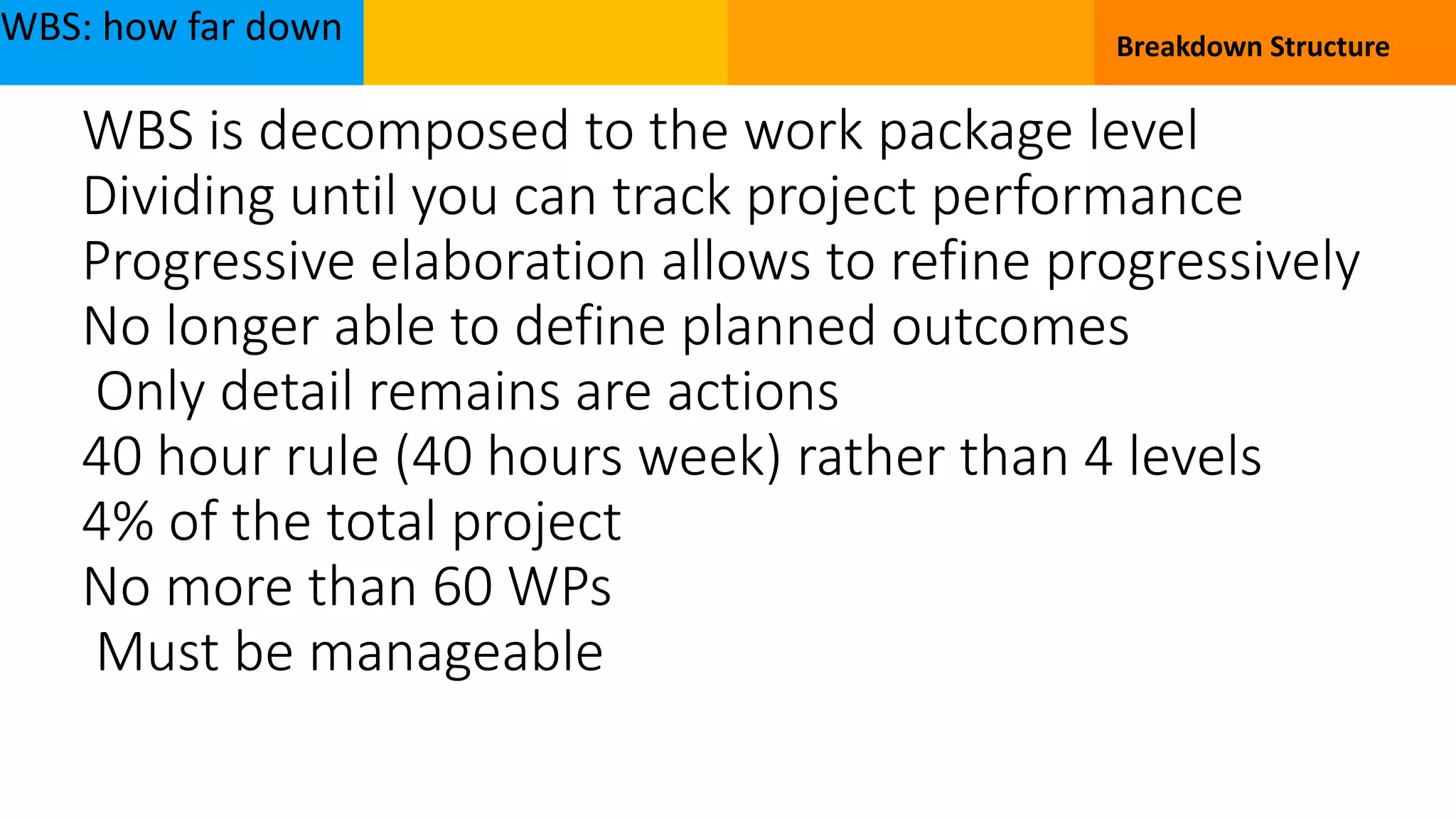 How to create a work breakdown structure (wbs) | PDF | Business ...