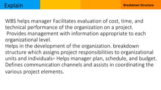 How to create a work breakdown structure (wbs) | PDF