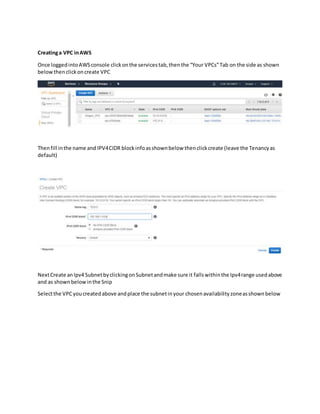 How to Create an AWS VPC from Beginning to End and deploy a Windows Instance into the VPC to ...