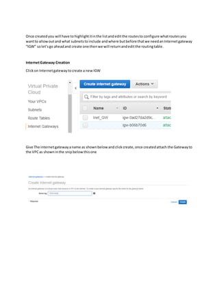 How to Create an AWS VPC from Beginning to End and deploy a Windows Instance into the VPC to ...