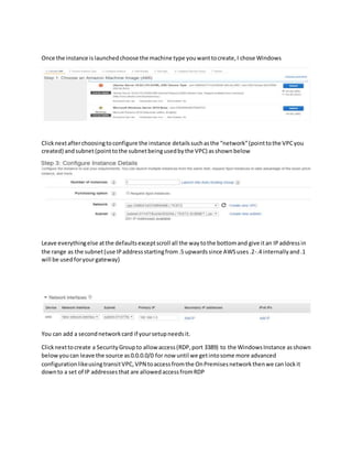 How to Create an AWS VPC from Beginning to End and deploy a Windows Instance into the VPC to ...