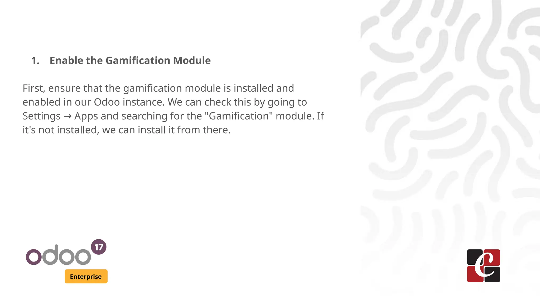 How to Create Badges & Challenges in Odoo 17 | PPTX | Technology & Computing
