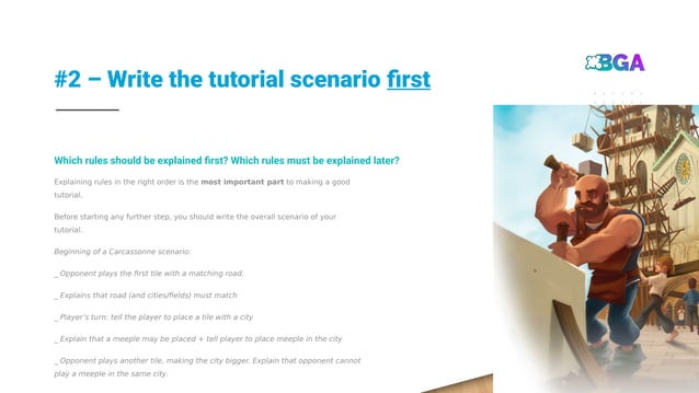 25 tips to build Tutorials on Board Game Arena | PPT