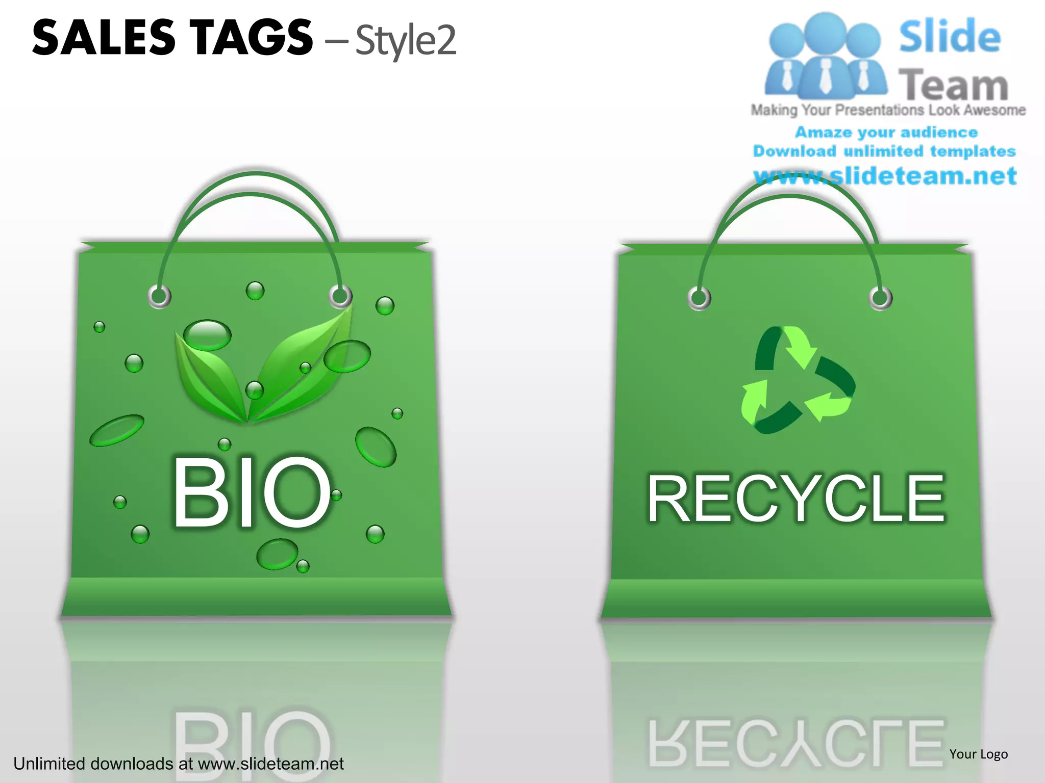 How to create bio recycle bags power point slides and ppt diagram ...